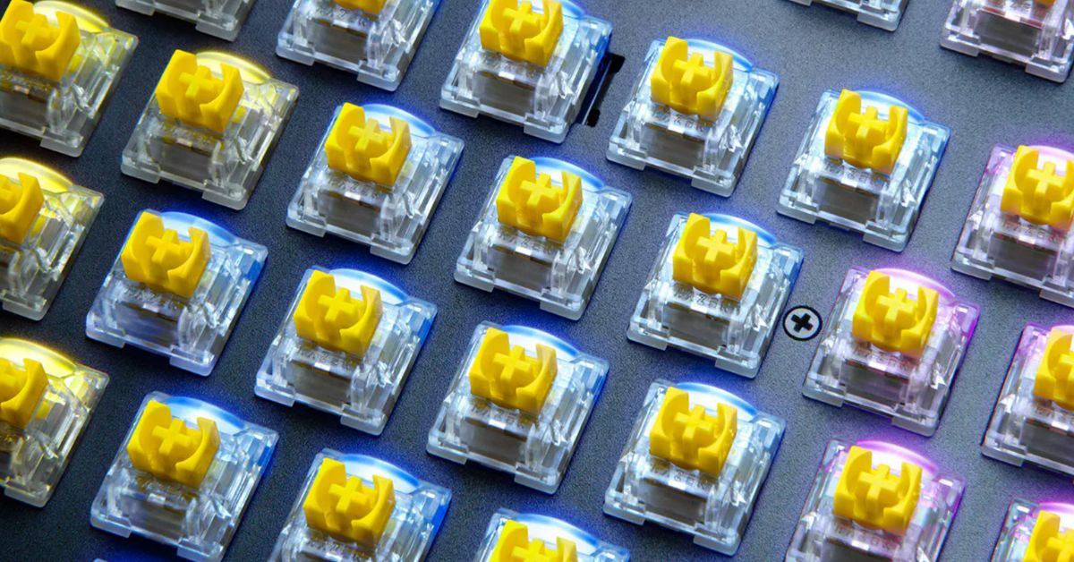 Razer Yellow Linear Switch - Trải nghiệm gõ phím êm ái và phản ứng nha ...