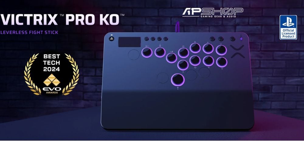 Victrix Pro KO Leverless Fight Stick – Vũ khí tối thượng cho game thủ – APSHOP.VN