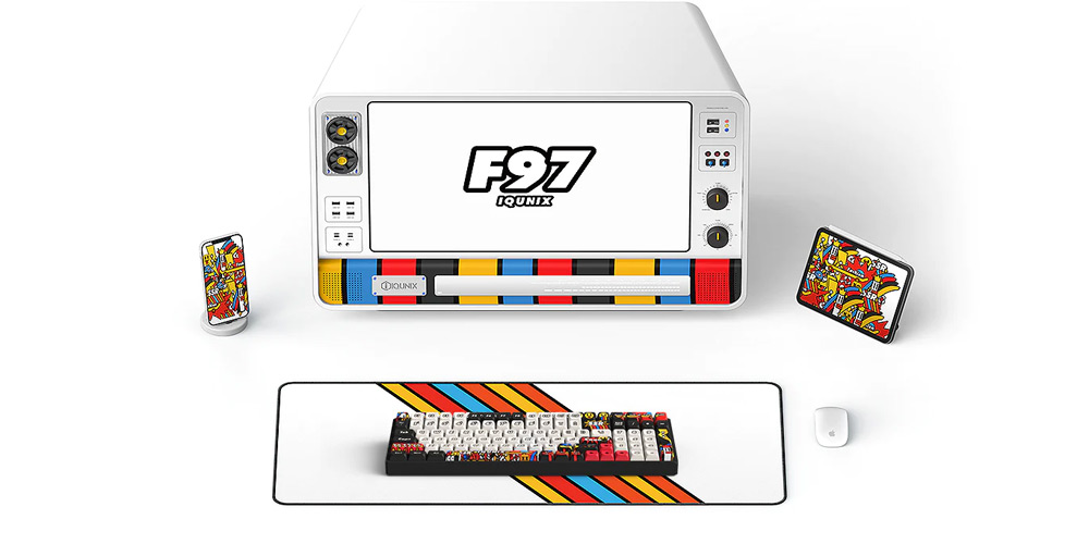 Bàn phím IQUNIX F97 Graffiti Diary RGB/ Layout 96%/ 3 Mod | Chính hãng ...