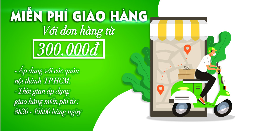 MIỄN PHÍ GIAO HÀNG NỘI THÀNH HCM VỚI ĐƠN HÀNG TỪ 300.000Đ – APSHOP.VN