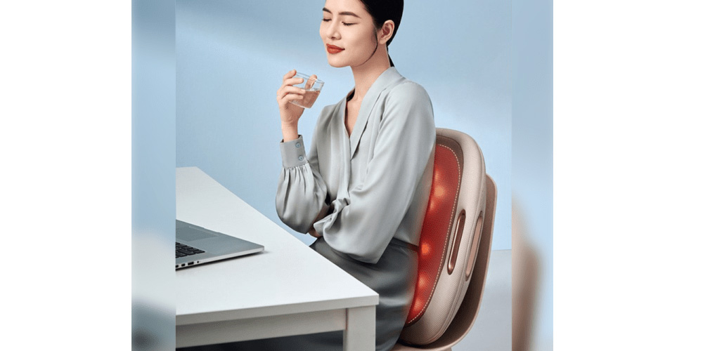 Gối mát xa lưng BREO Back 3E | Sản phẩm chính hãng – APSHOP.VN