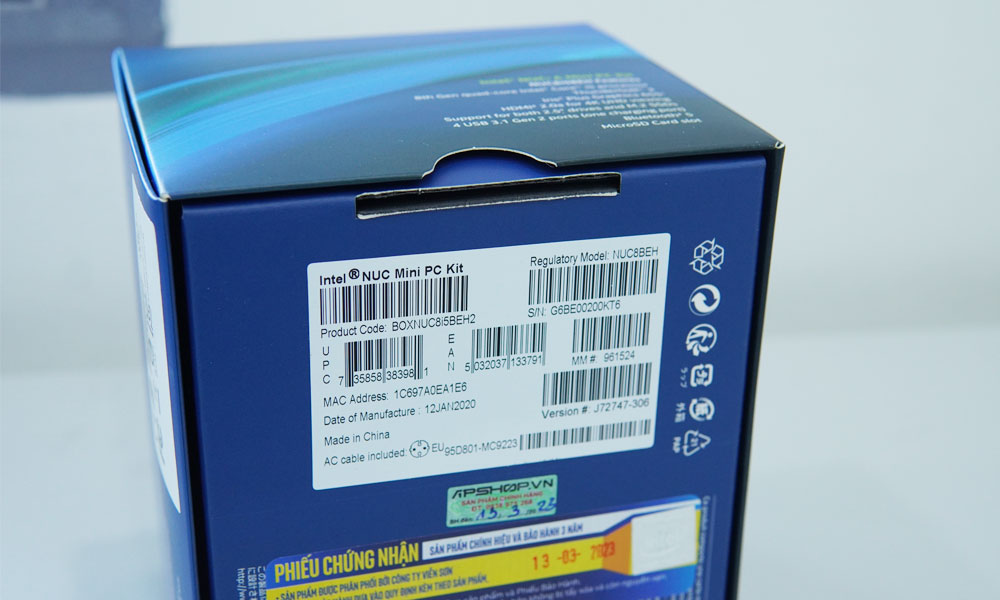 Máy Tính Intel NUC BOXNUC8I5BEH2 – APSHOP.VN