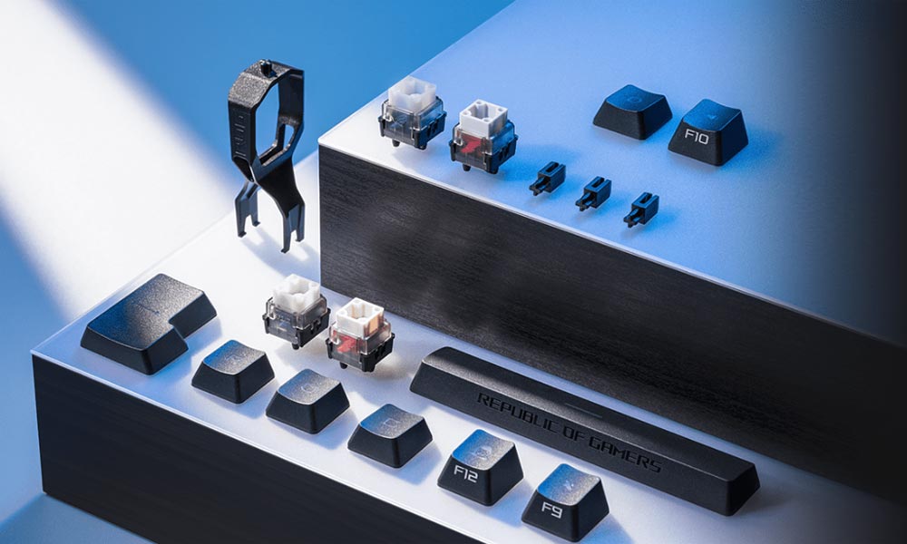 Keycap Asus ROG PBT Doubleshot Keycap Set for ROG RX Switches | Chính ...