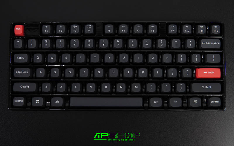 Keycap Keychron Dark Black PBT Double Shot OSA profile | Chính hãng ...