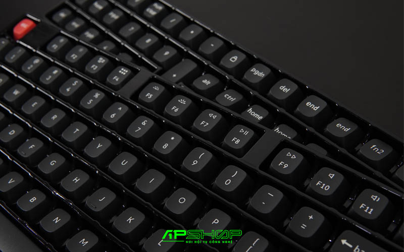 Keycap Keychron Dark Black PBT Double Shot OSA profile | Chính hãng ...