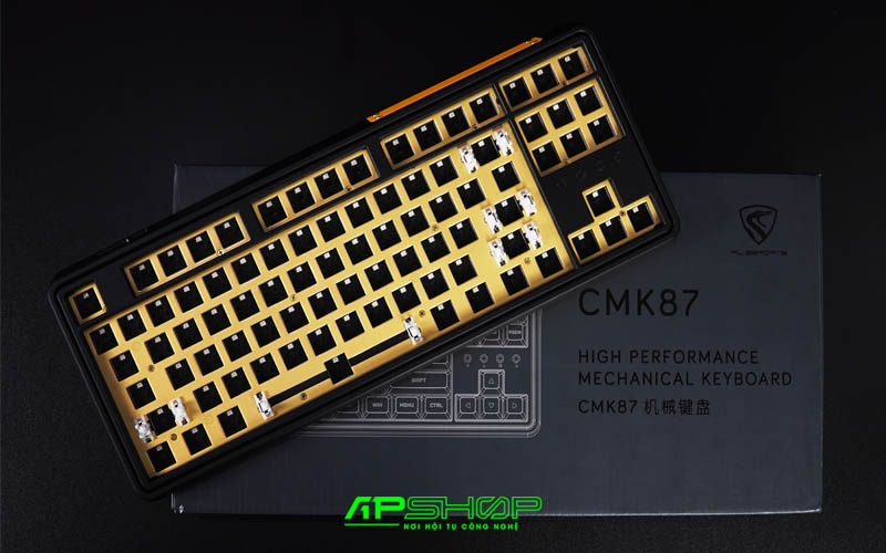Kit Bàn phím FL Esport CMK87 Black Brass Plate | Chính hãng – APSHOP.VN