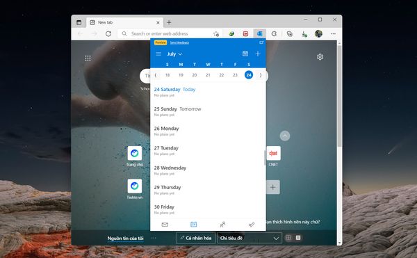 Microsoft Edge 92: bảng quản lý tình trạng password, extension Outlook