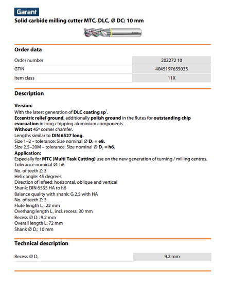 DAO PHAY NGÓN CHUYÊN NHÔM MTC GARANT 202272 PHI 10MM piqi1 – Thietbinhapkhau