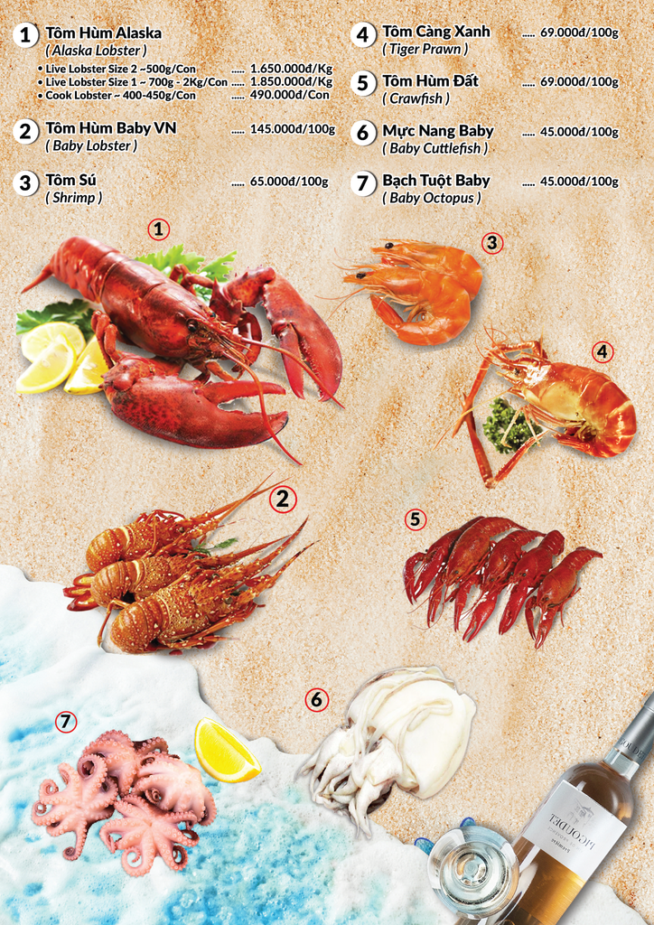 Menu Lobster Bay