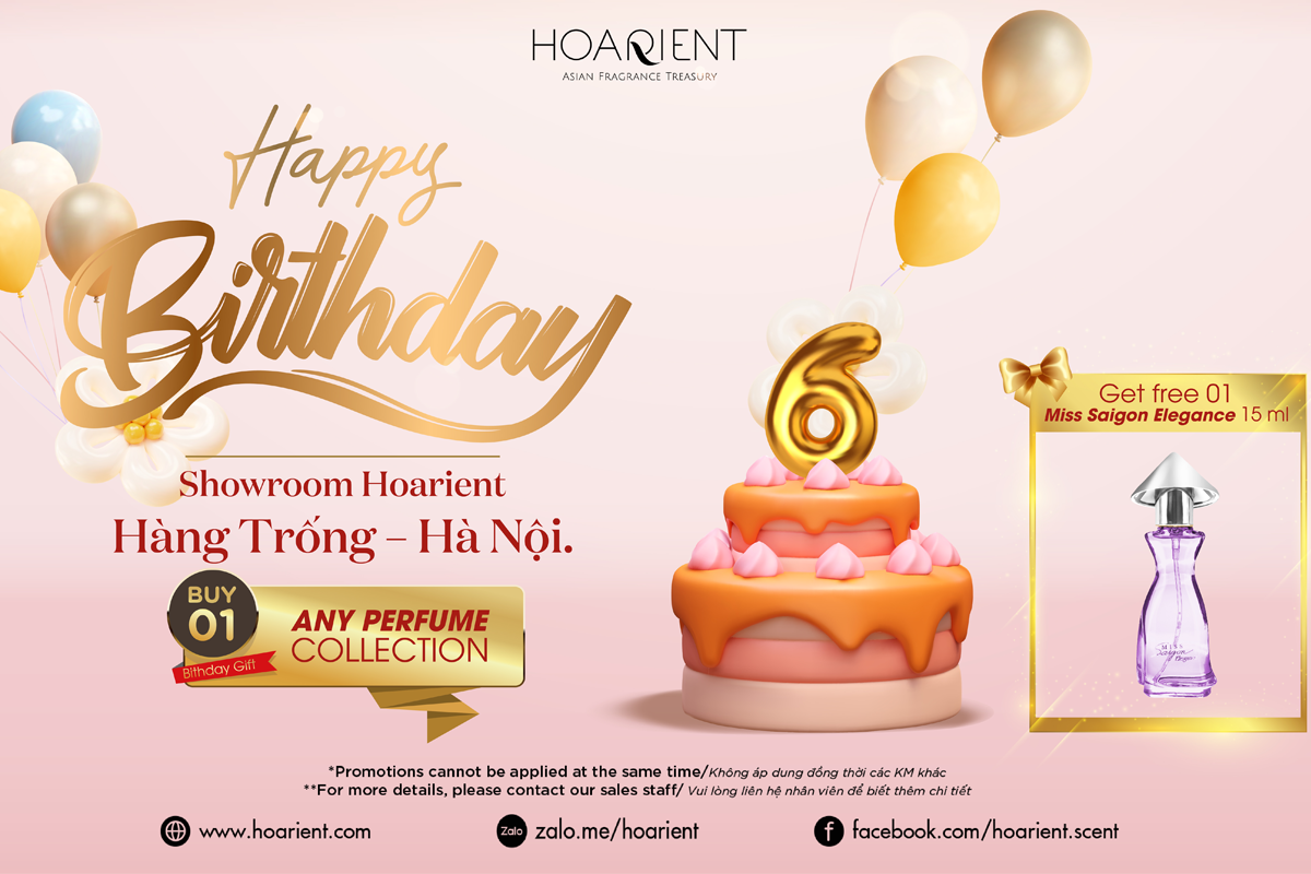 Chúc Mừng Sinh Nhật Lần Thứ 6 Của Cửa Hàng Hoarient 40 Hàng Trống, Hà
