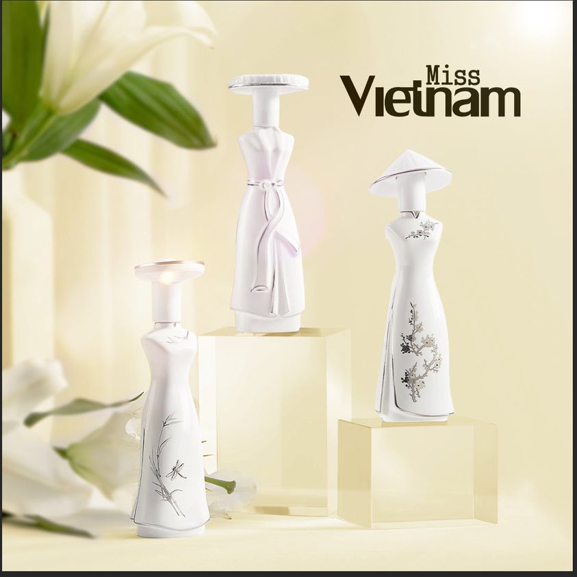 Nước Hoa Miss Vietnam - phiên bản sứ trắng bộ ba Hà Nội, Huế & Sài Gòn ...