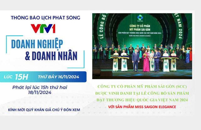 SCC VINH DỰ ĐƯỢC VINH DANH THƯƠNG HIỆU QUỐC GIA VIỆT NAM 2024 – Hoarient