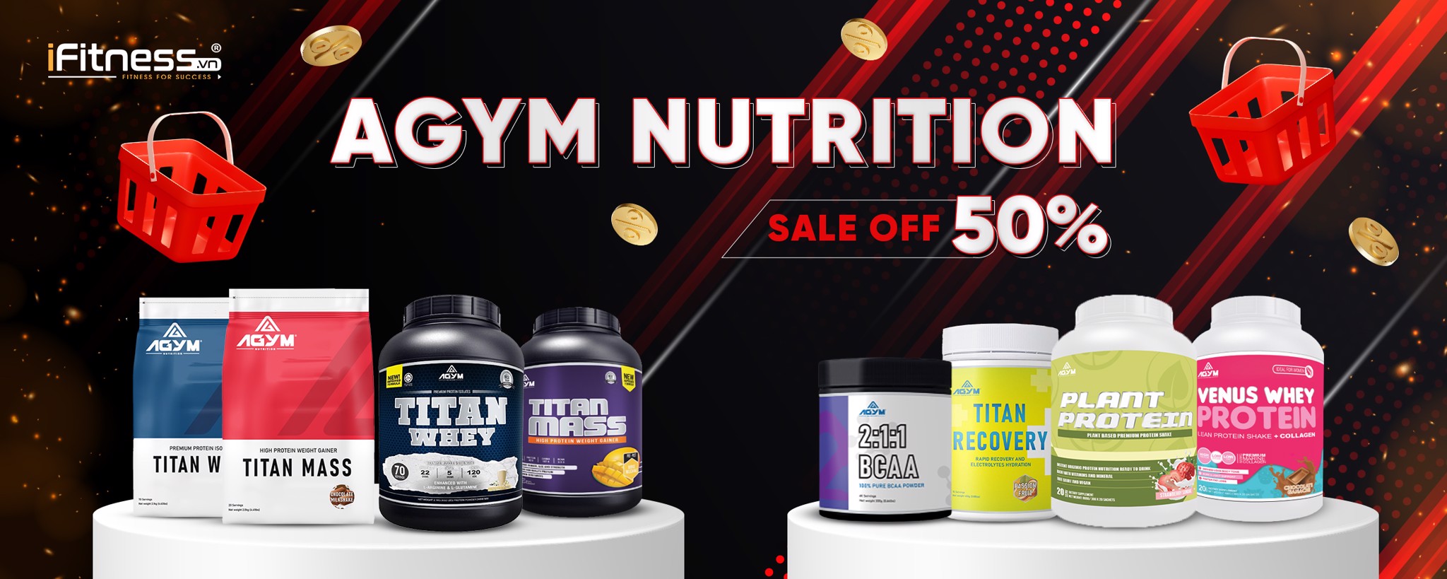 Sale Off 50% Agym Nutrition