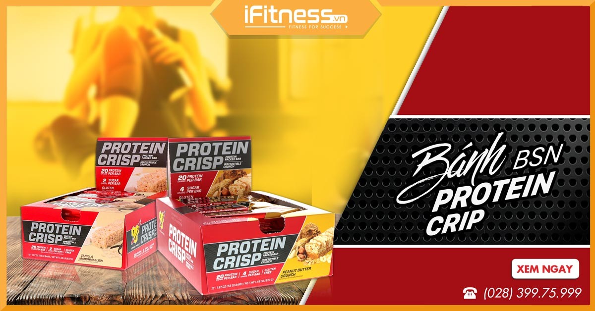 Bánh BSN Protein Crisp - 2 mùi
