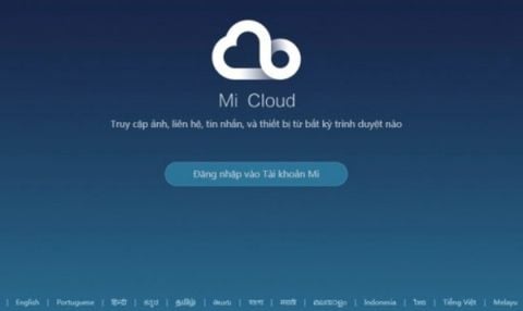 Hướng dẫn khôi phục tài khoản, lấy lại mật khẩu MiCloud Xiaomi
