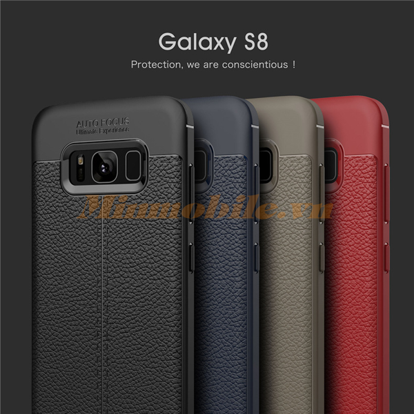 Ốp lưng Samsung S8, S8 Plus 8 giả da G-case – Min Mobile