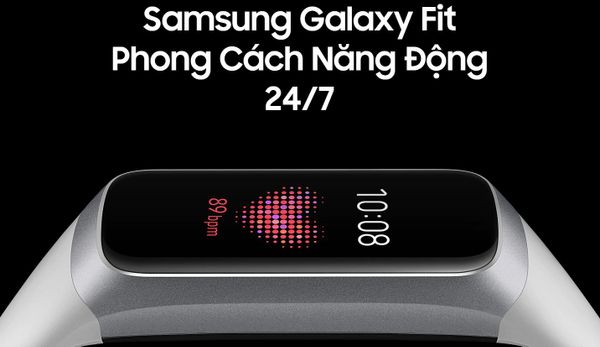 Vòng theo dõi sức khỏe thông minh Samsung Galaxy Fit R370 – Min Mobile