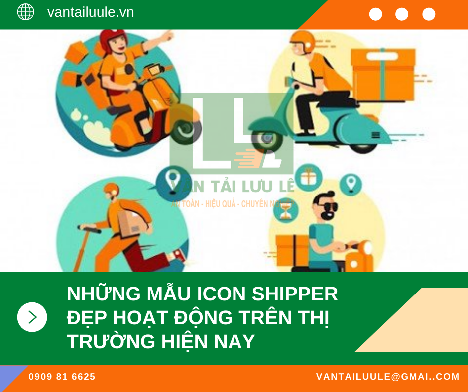 Mẫu Icon Shipper đẹp & Phân loại shipper hoạt động trên thị trường