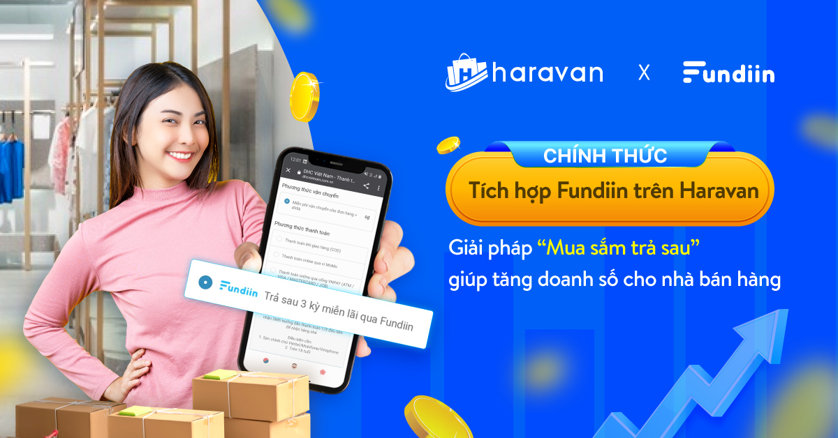 Chính thức tích hợp Fundiin (phương thức Mua trước trả sau) trên websi