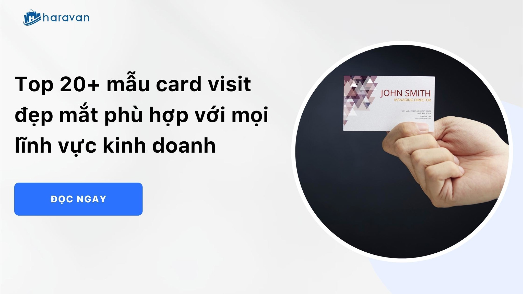 Top 20+ mẫu card visit đẹp mắt trong mọi lĩnh vực