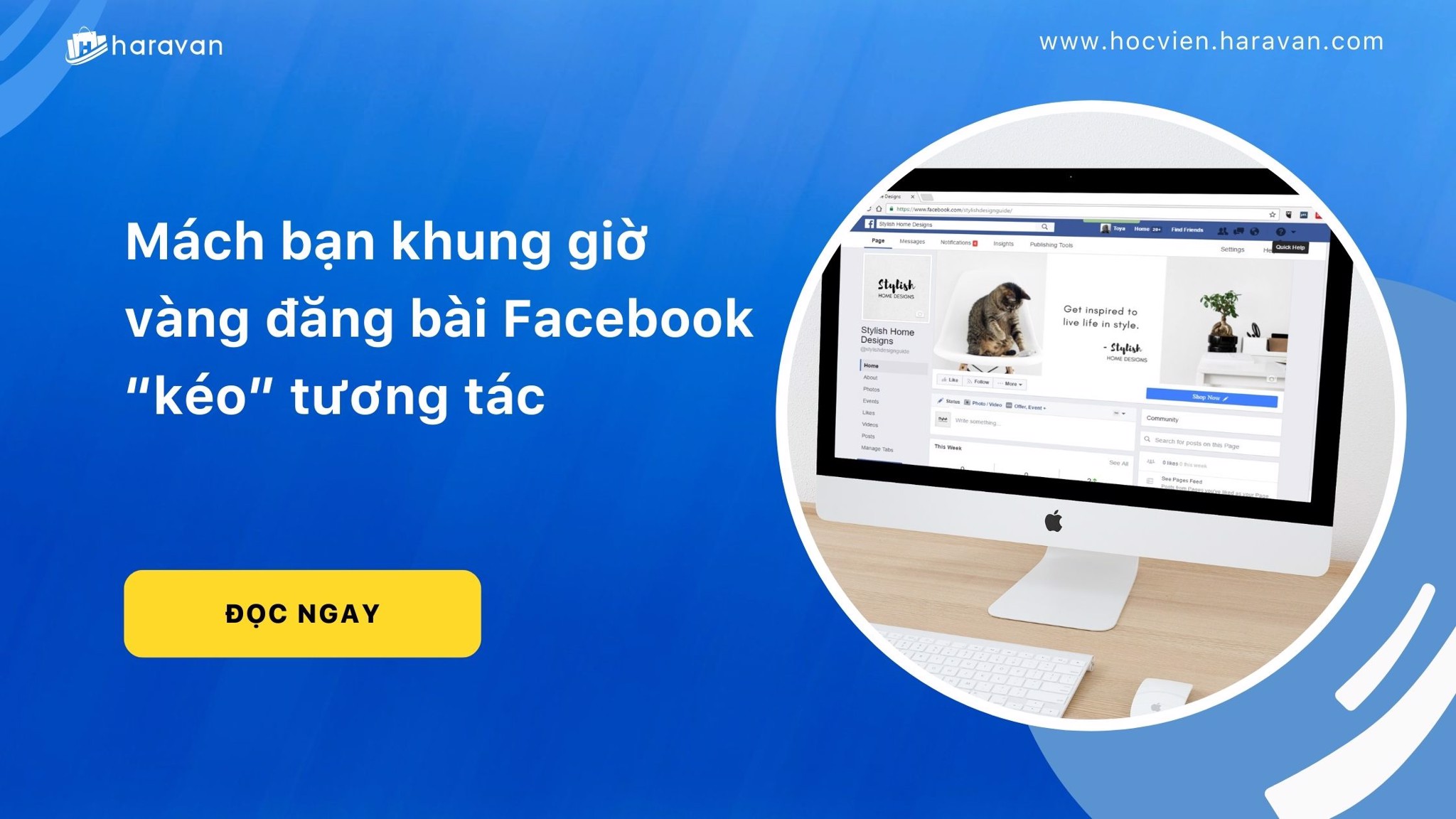 Mách bạn khung giờ vàng đăng bài Facebook 'kéo' tương tác