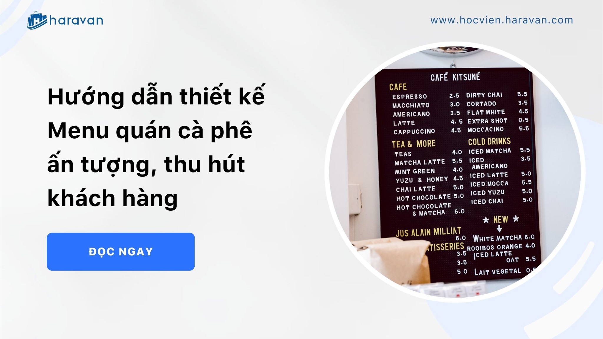Hướng dẫn thiết kế Menu quán cà phê ấn tượng, thu hút khách hàng
