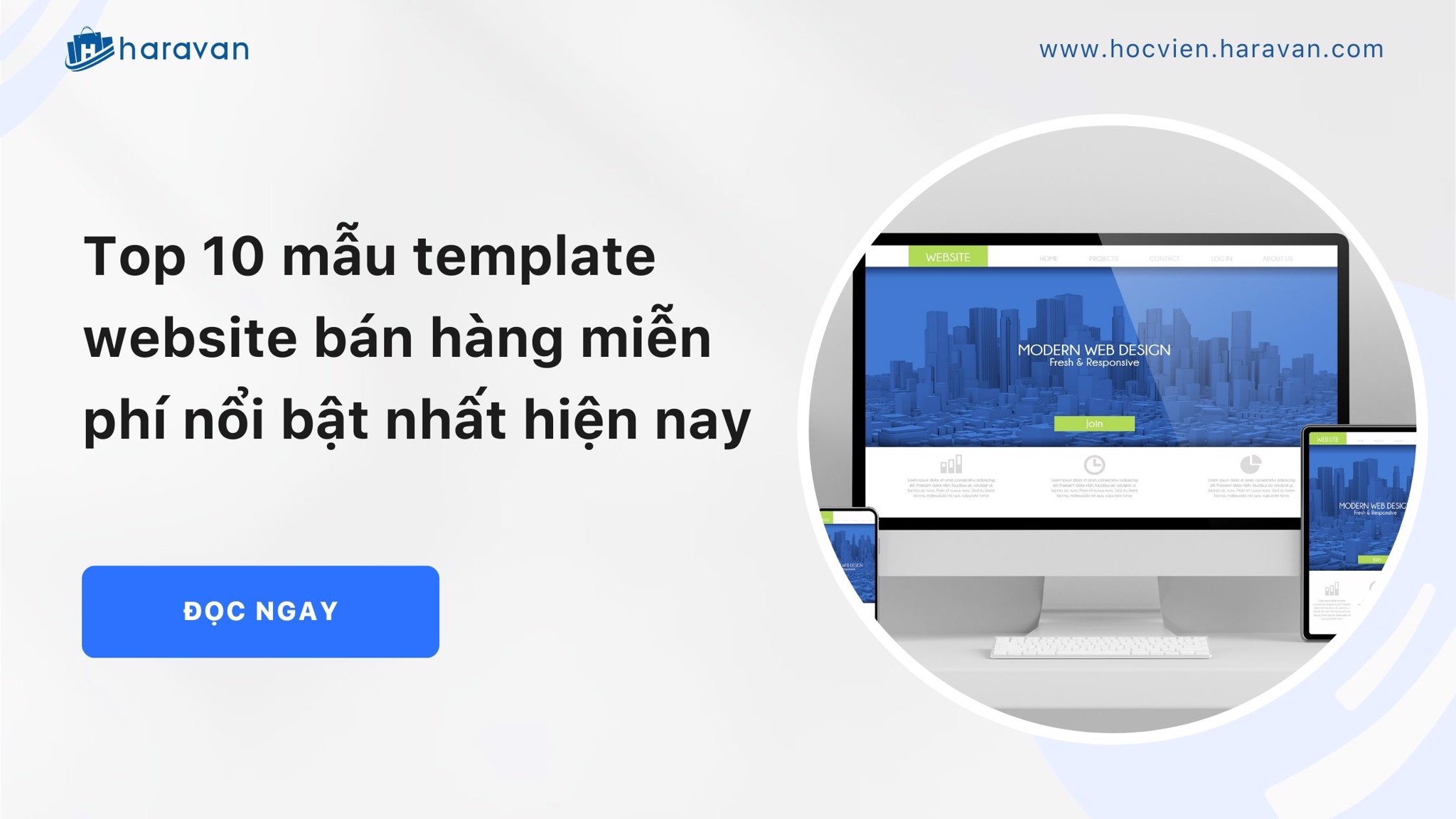 Khám phá 10 mẫu web bán hàng được ưa chuộng nhất - Haravan
