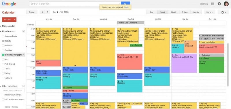 Google Calendar L G H ng D n Chi Ti t C ch S D ng Google Calendar