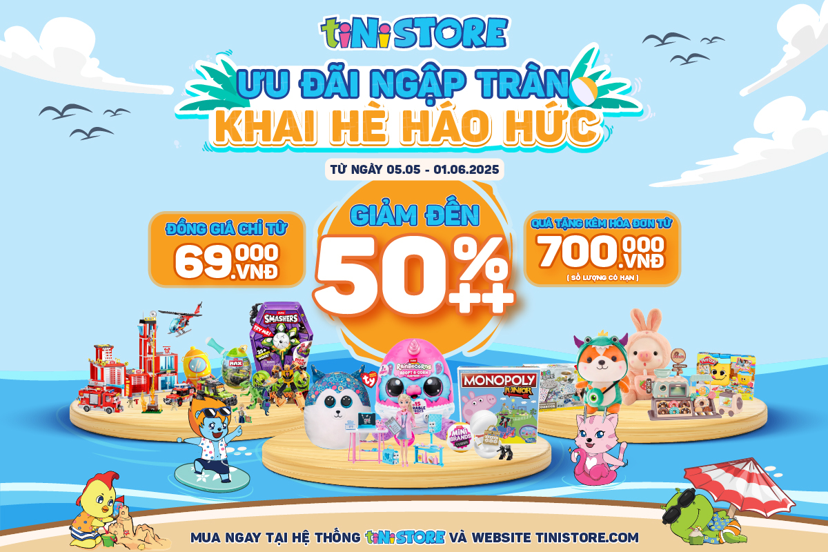 Hệ thống bán lẻ đồ chơi, đồ dùng cho trẻ em trên toàn quốc – tiNiStore.com