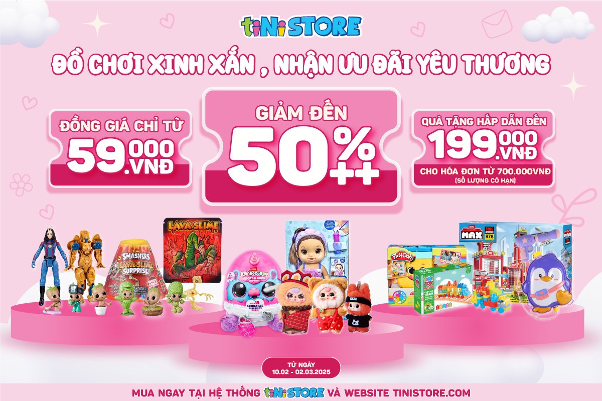 Hệ thống bán lẻ đồ chơi, đồ dùng cho trẻ em trên toàn quốc – tiNiStore.com