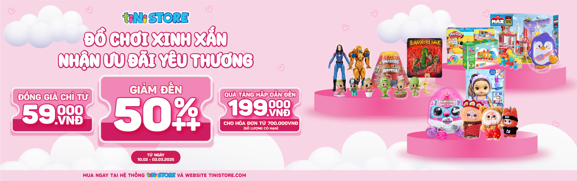 Hệ thống bán lẻ đồ chơi, đồ dùng cho trẻ em trên toàn quốc – tiNiStore.com