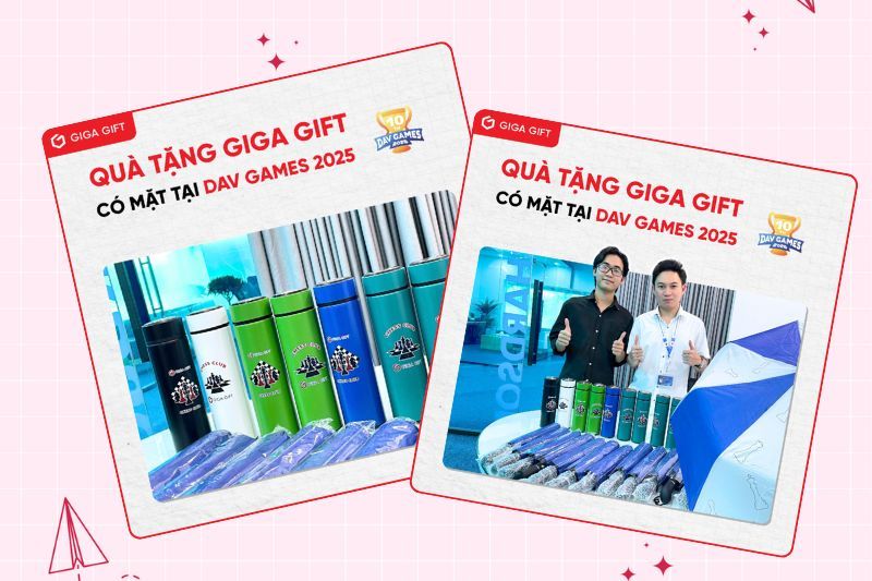 Giga Gift Cung Cấp Quà Tặng Cho Nhà Tài Trợ Vàng Sự Kiện DAV Games 202
