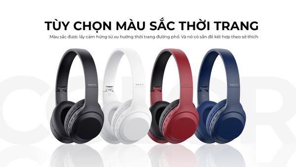 Tai nghe Bluetooth chụp tai Havit H628BT – Phương Linh
