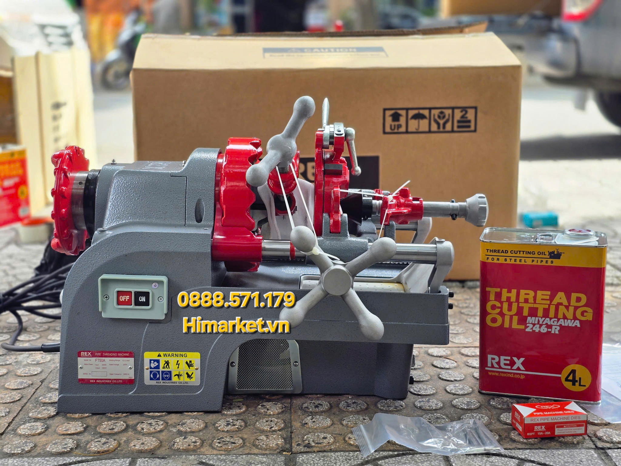 Máy tiện ren ống Rex - Himarket.vn