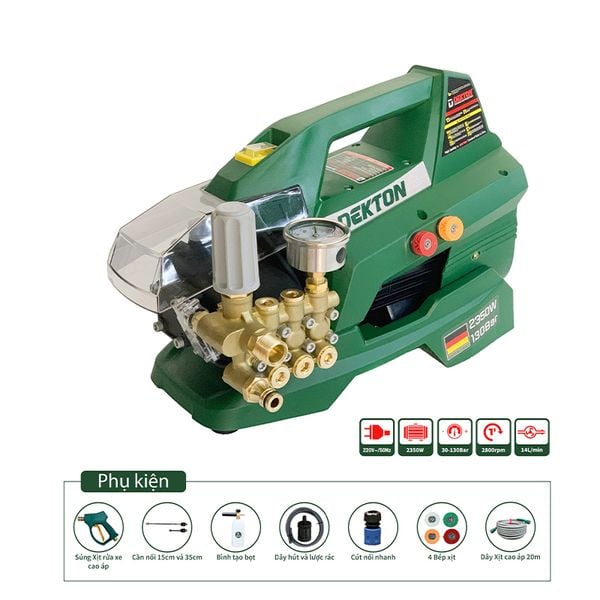 Máy Xịt Rửa Áp Lực Cao 2350W Dekton DK-HPW2350A - Himarket.vn