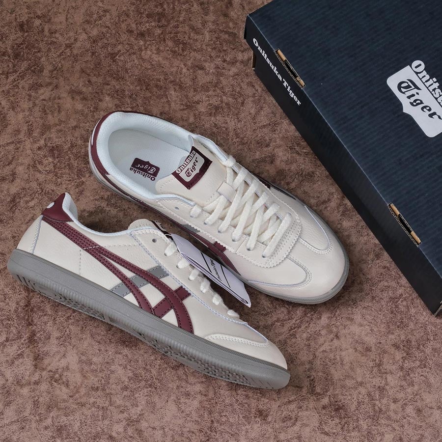 Onitsuka Tiger Tokuten White Grey Burgundy Like Auth, Rep 11, Best Qua ...