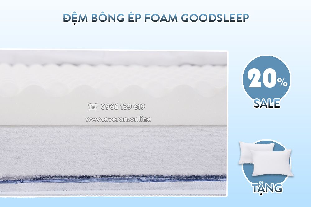 Đệm Foam Bông Ép Everon GoodSleep Massage (2 Tấm) Chính Hãng Giá Tốt ...