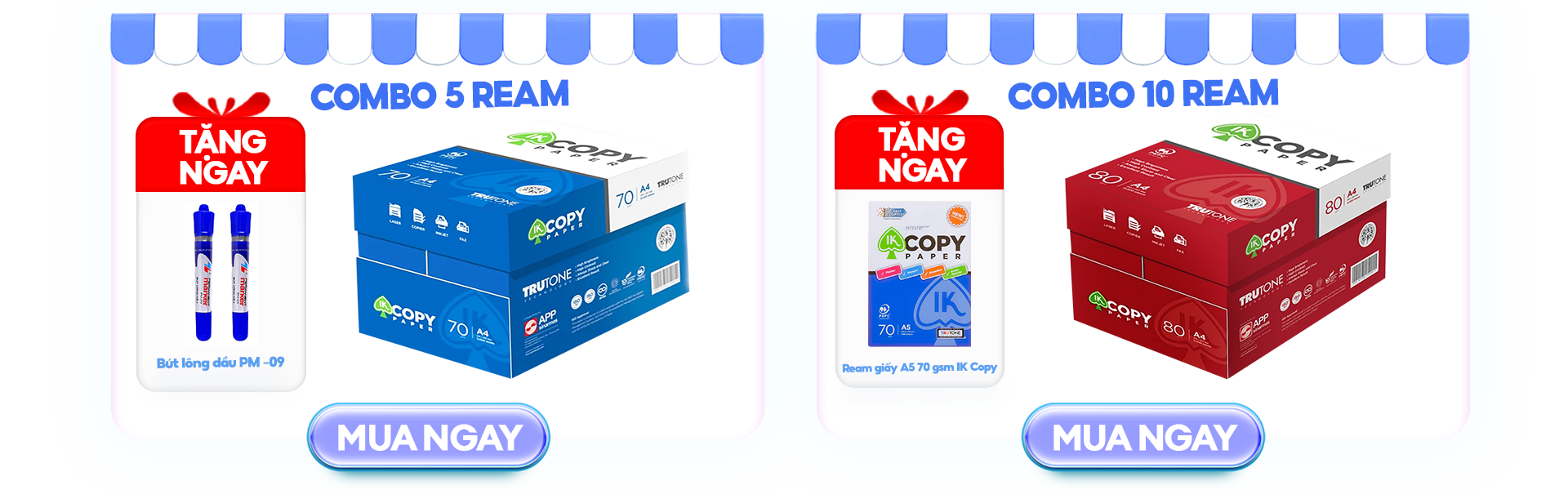 Combo 10 ream – Thiên Long Shop