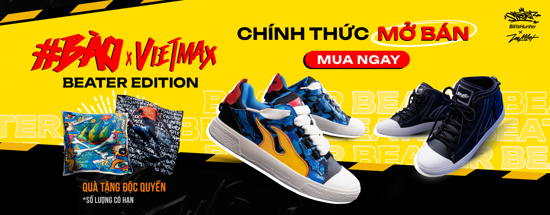 BỘ HUNTER STREET ĐẾ BÀO VIETMAX – Biti's