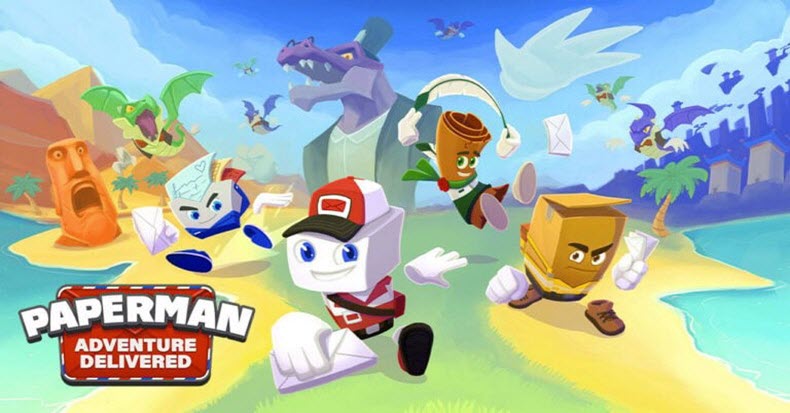 Game platformer 3D mới Paperman: Adventure Delivered – nShop - Game & Hobby