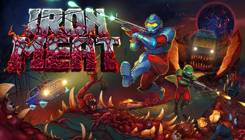 Tháng Chín có game bắn súng arcade run-and-gun Iron Meat – nShop - Game ...