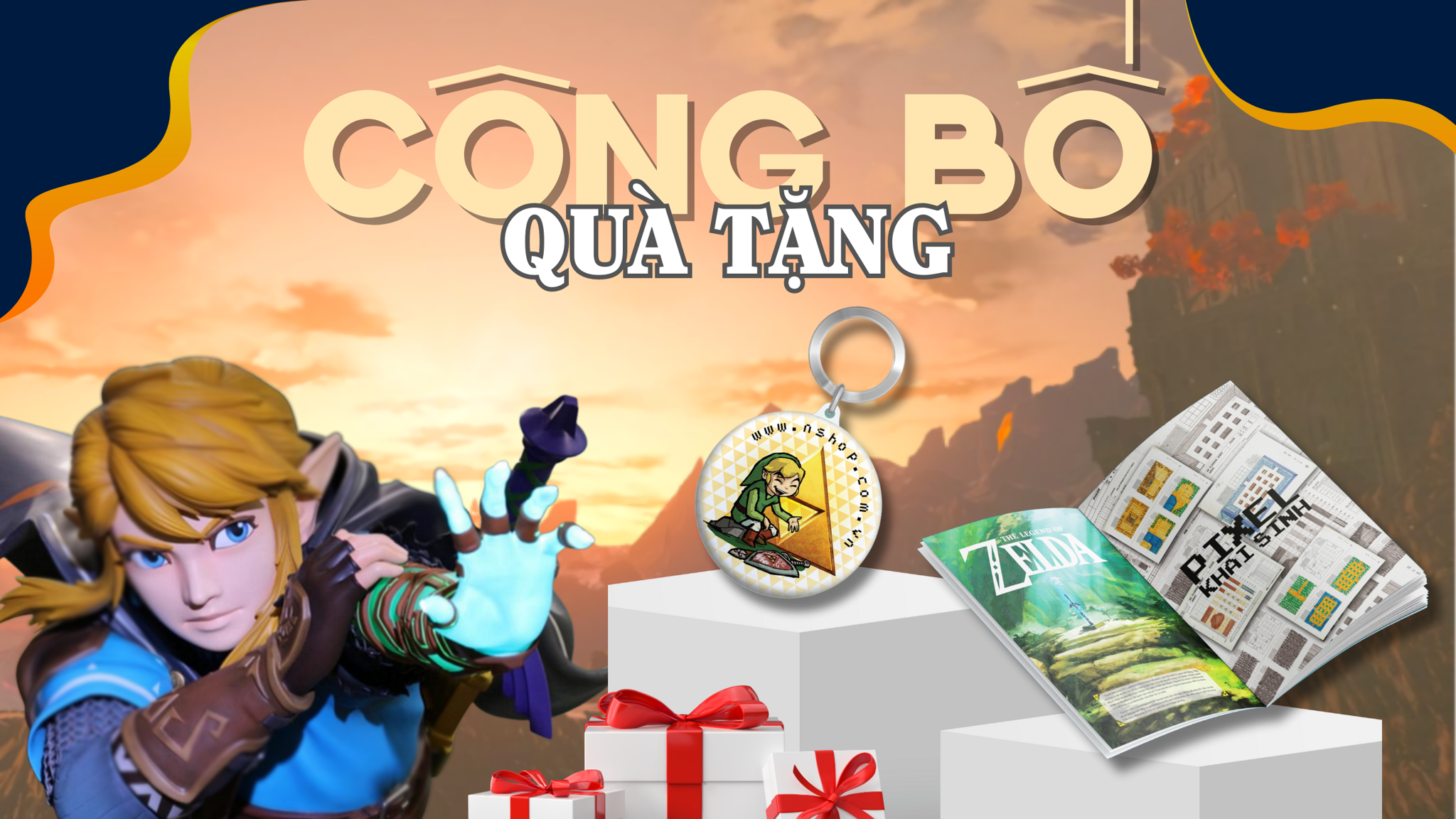 Công bố quà tặng Pre order THE LEGEND OF ZELDA: TEARS OF THE KINGDOM ...