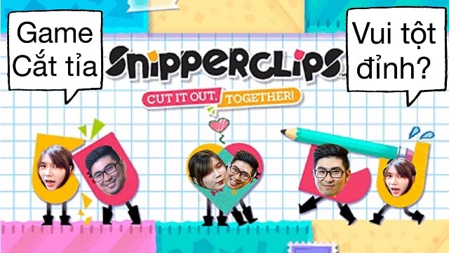Trải nghiệm game hay trên Nintendo Switch: Snipperclips Cut it Out Tog ...