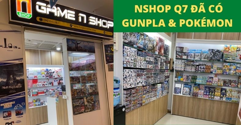 nShop Quận 7 hoàn thành nâng cấp - đầy đủ Gundam, Pokémon... – nShop ...