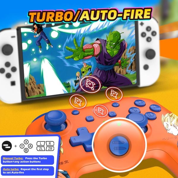 Pro Controller Wake Up Nintendo Switch Dragon Ball IINE New Ver ...