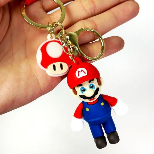 Phụ kiện Móc khóa figure Mario nấm đỏ treo balo, chìa khóa – nShop ...