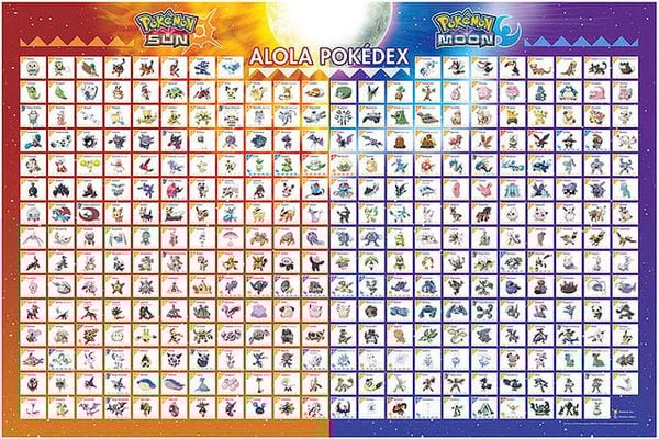 Pokedex Pokemon Sun & Moon (Alola Pokedex & Postgame Guide) – nShop ...