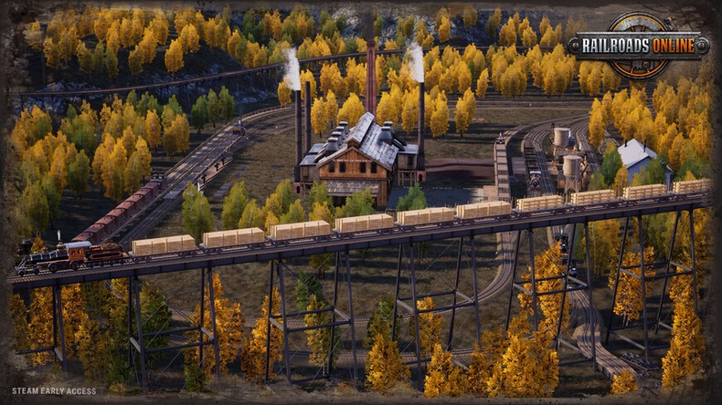 Xây đường ray, lái xe lửa trong Railroads Online – nShop - Game & Hobby