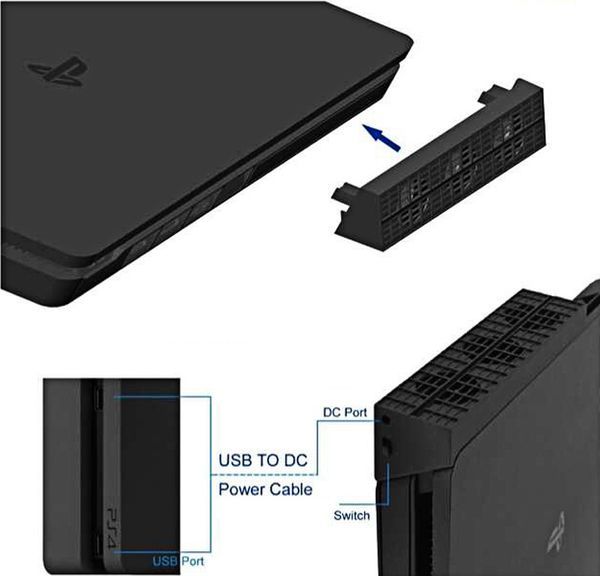 Làm mát cho PS4 Slim với Cooling Fan – nShop - Game & Hobby