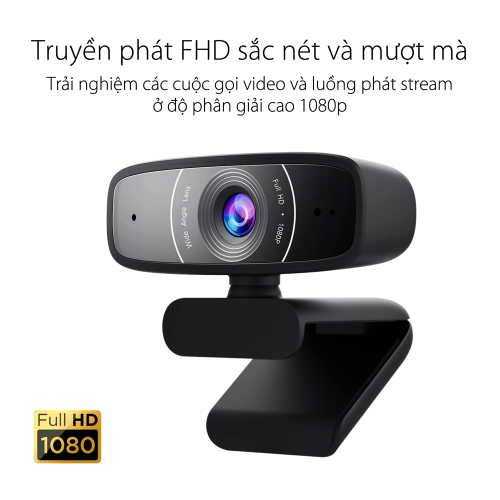 Webcam Gaming Asus C3 FullHD 1080p 30FPS